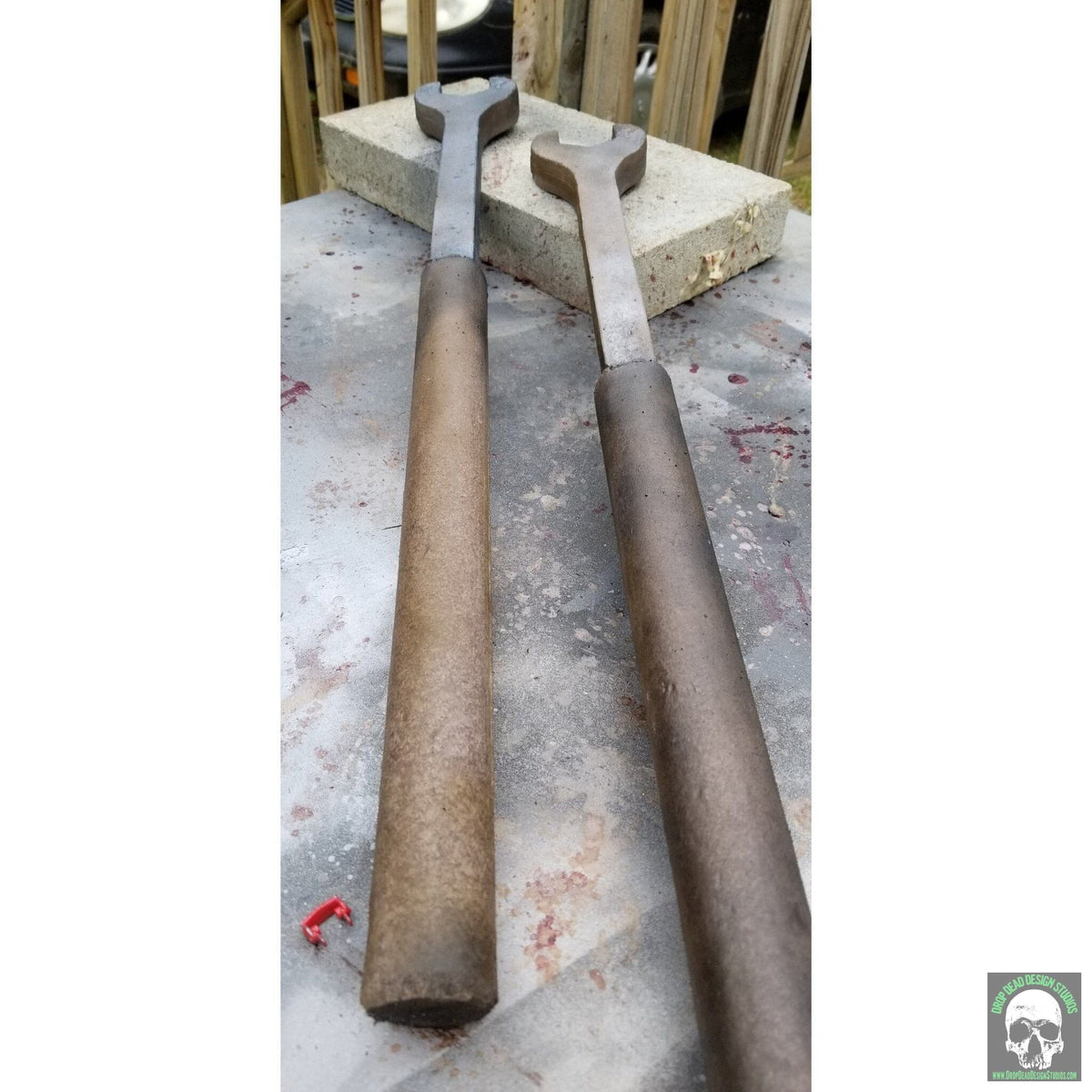 Realistic Large Railroad Wrench Prop Drop Dead Design Studios